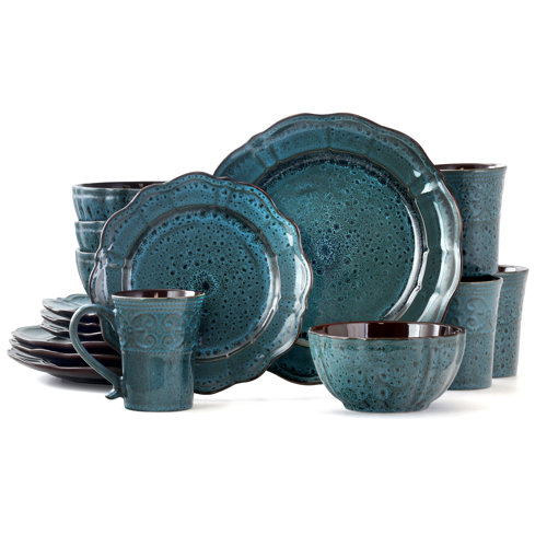 World Menagerie Foster Stoneware Dinnerware - Set of 16 & Reviews | Wayfair World Menagerie Foster Stoneware Dinnerware - Set of 16 & Reviews | Wayfair